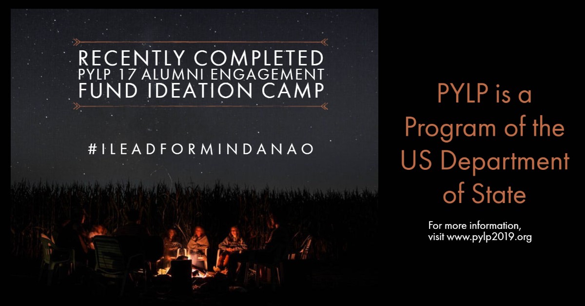 Ideation Camp – #ILeadForMindanao – Philippine Youth Leadership Program